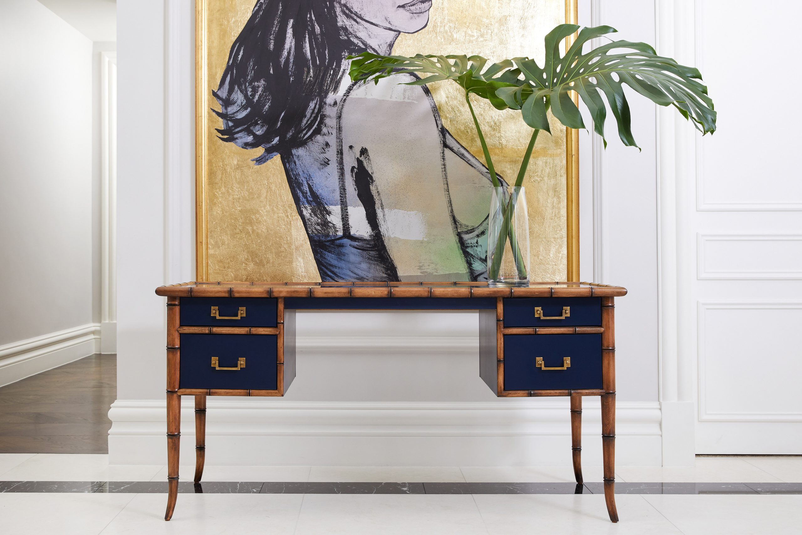 Montego Desk Navy Blue - Interior Design Christchurch: Bespoke Home ...